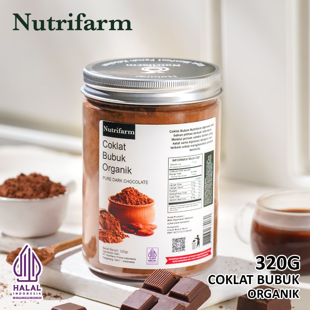 Jual COKLAT BUBUK PREMIUM ORIGINAL 320 GRAM/DARK CHOCOLATE POWDER ...