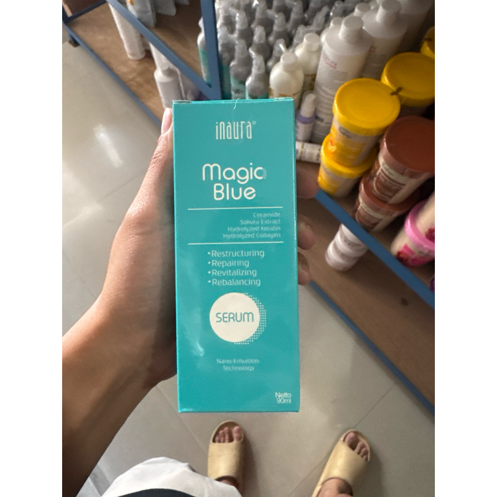 Jual INAURA MAGIC BLUE SERUM 90ML | Shopee Indonesia