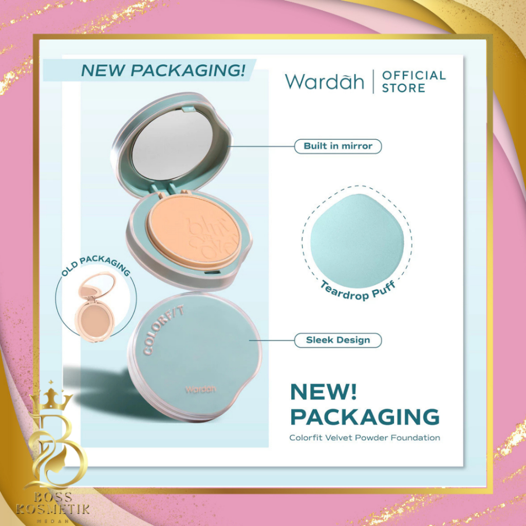 Jual Wardah Colorfit Velvet Powder Foundation SPF20 PA+++ 11gr | Shopee ...