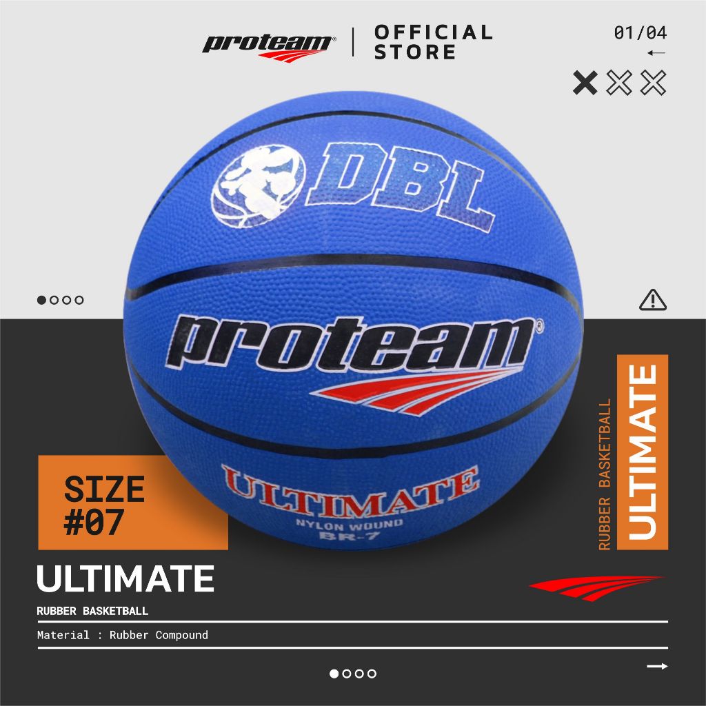 Jual Bola Olahraga Basket Ball DBL Proteam Size 7 Indoor Outdoor Sport ...