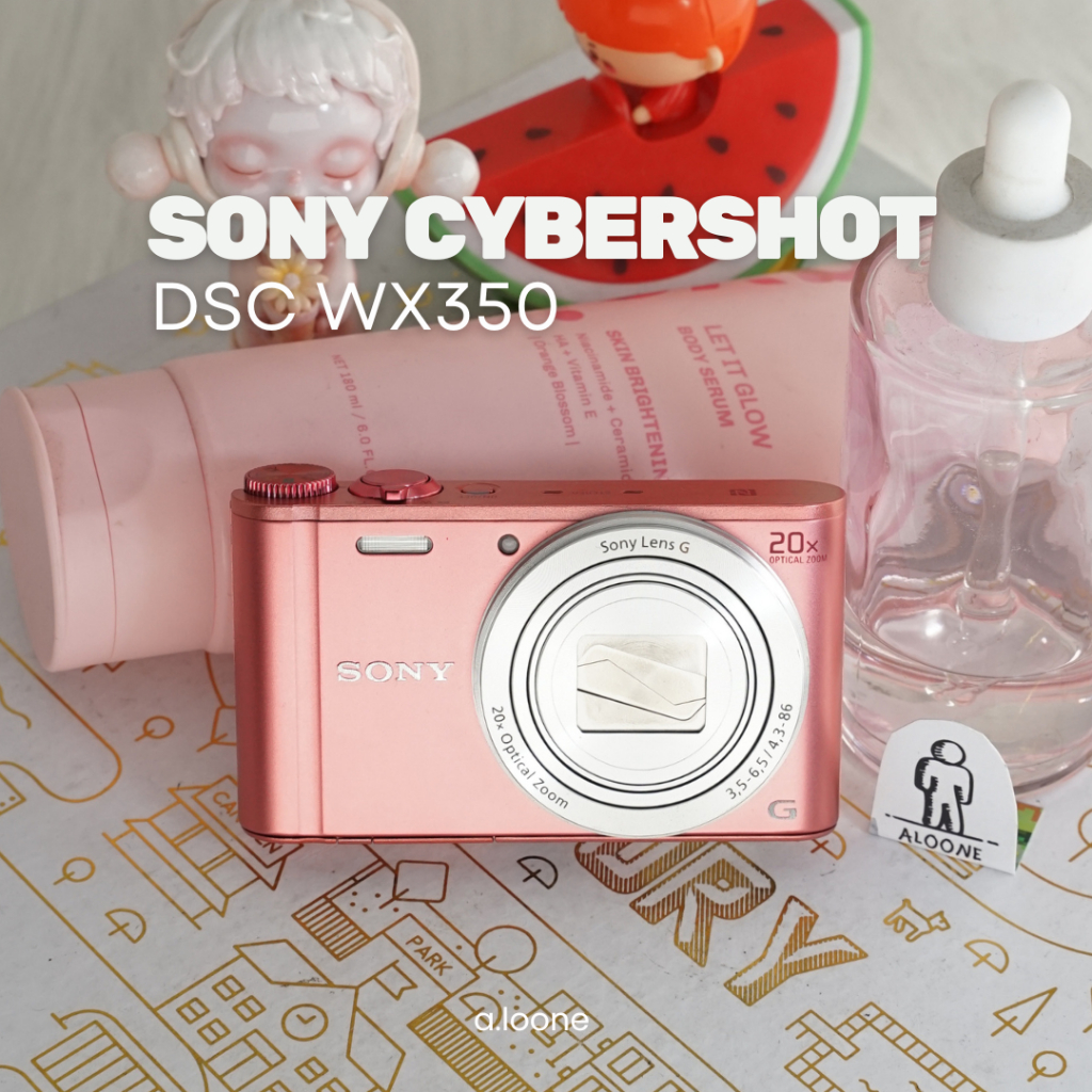 Jual SONY CYBER-SHOT DSC-WX350 DIGICAM PINK — KAMERA COMPACT PREMIUM ...