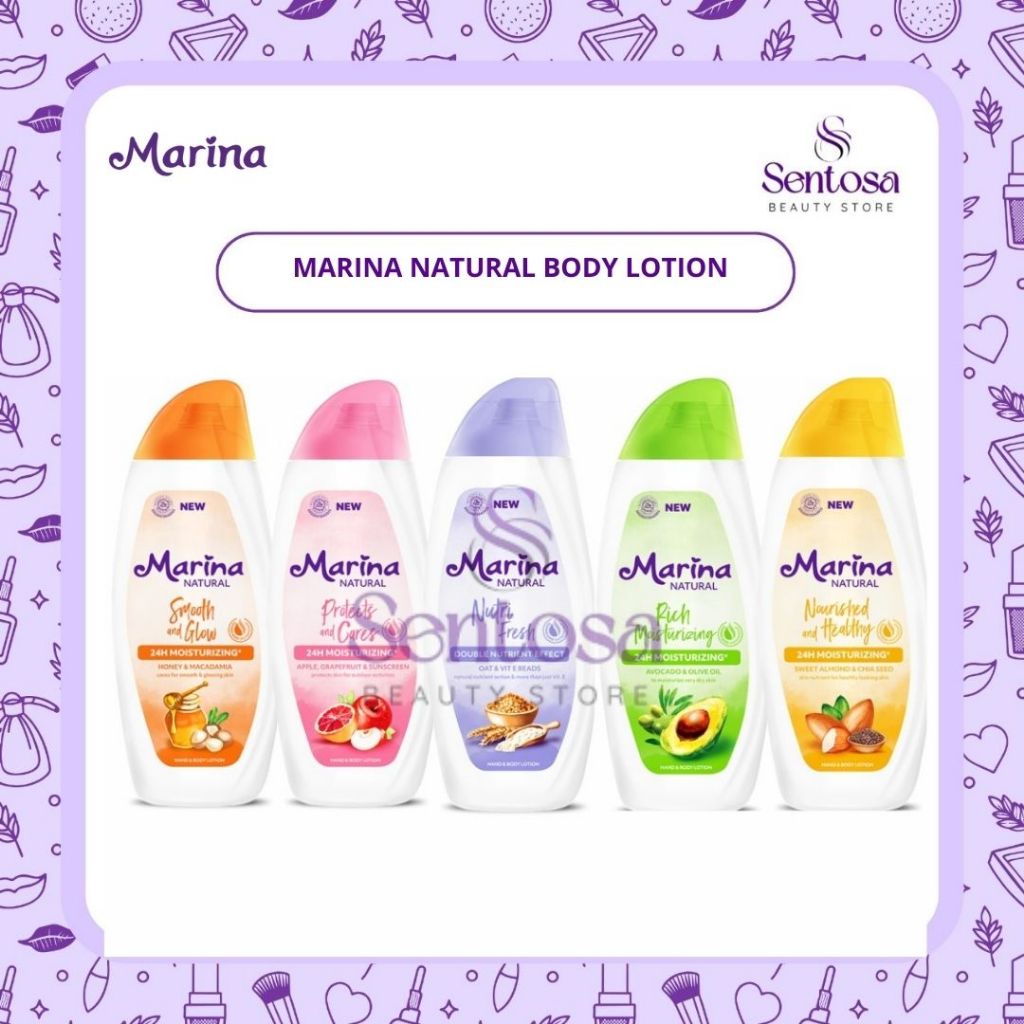 Jual Marina Natural Hand & Body Lotion 95Ml | Shopee Indonesia