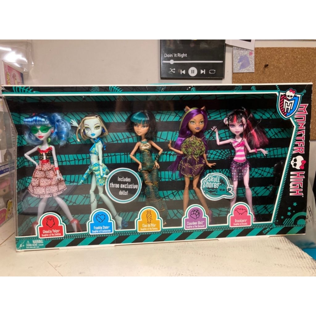 Jual Monster High Skull Shores 5pack Shopee Indonesia