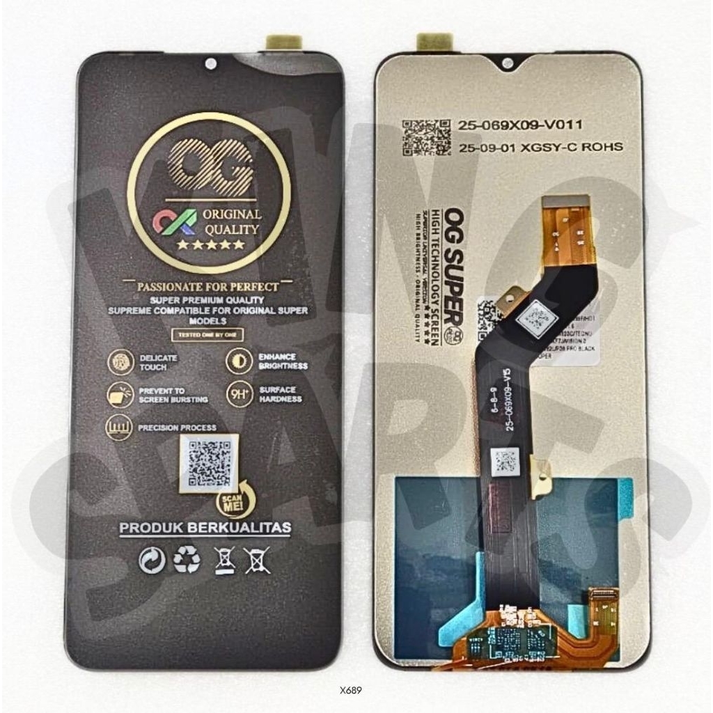 Jual LCD TOUCHSCREEN INFINIX HOT 10S X689 X689D / HOT 10S NFC X689B ...