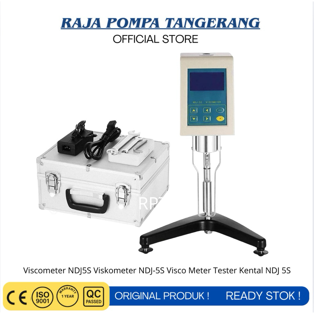 Jual Viscometer NDJ5S Viskometer NDJ-5S Visco Meter Tester Kental NDJ ...