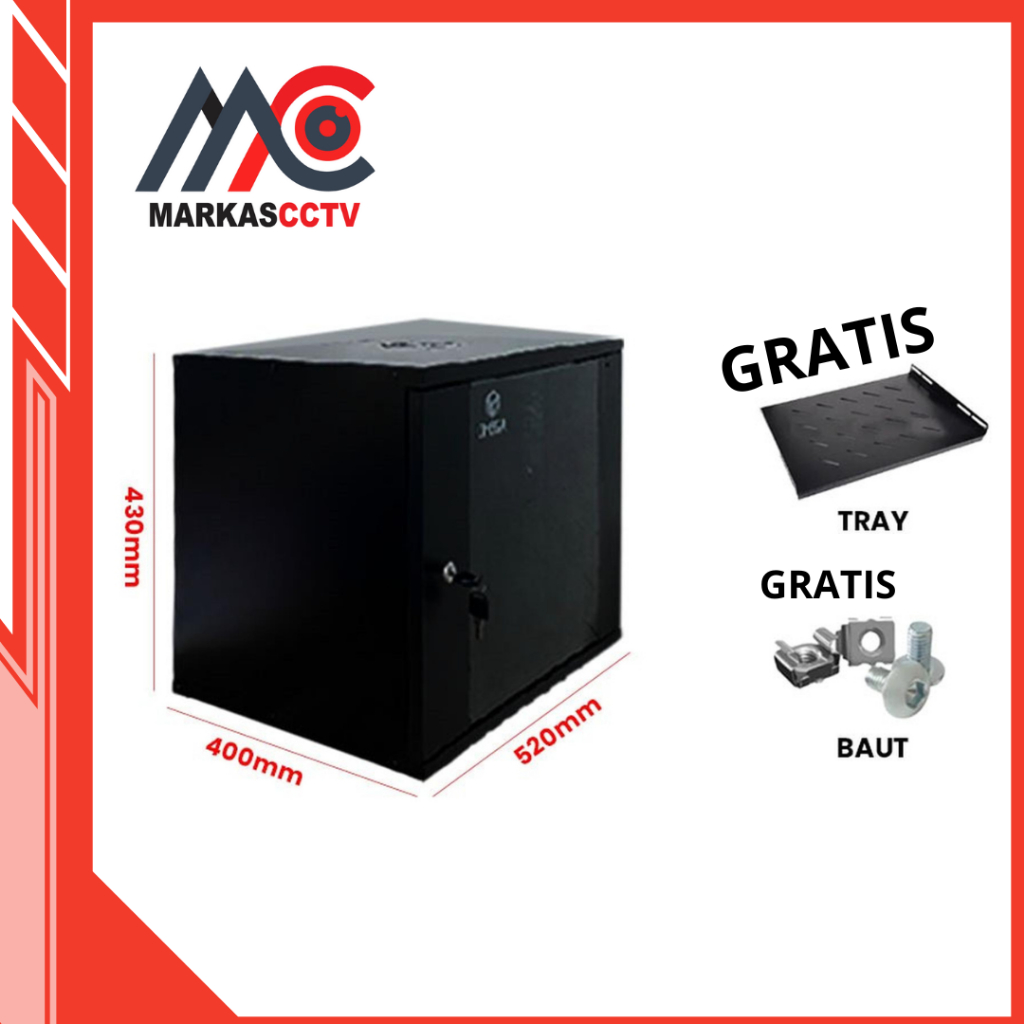 Jual Rack server wallmount 9u / Rak server Wallmount 9u | Shopee Indonesia
