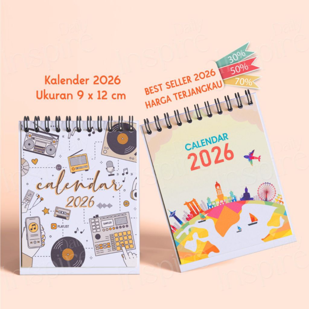 Jual Kalender 2026 kalender lengkap libur nasional / kalender meja ...