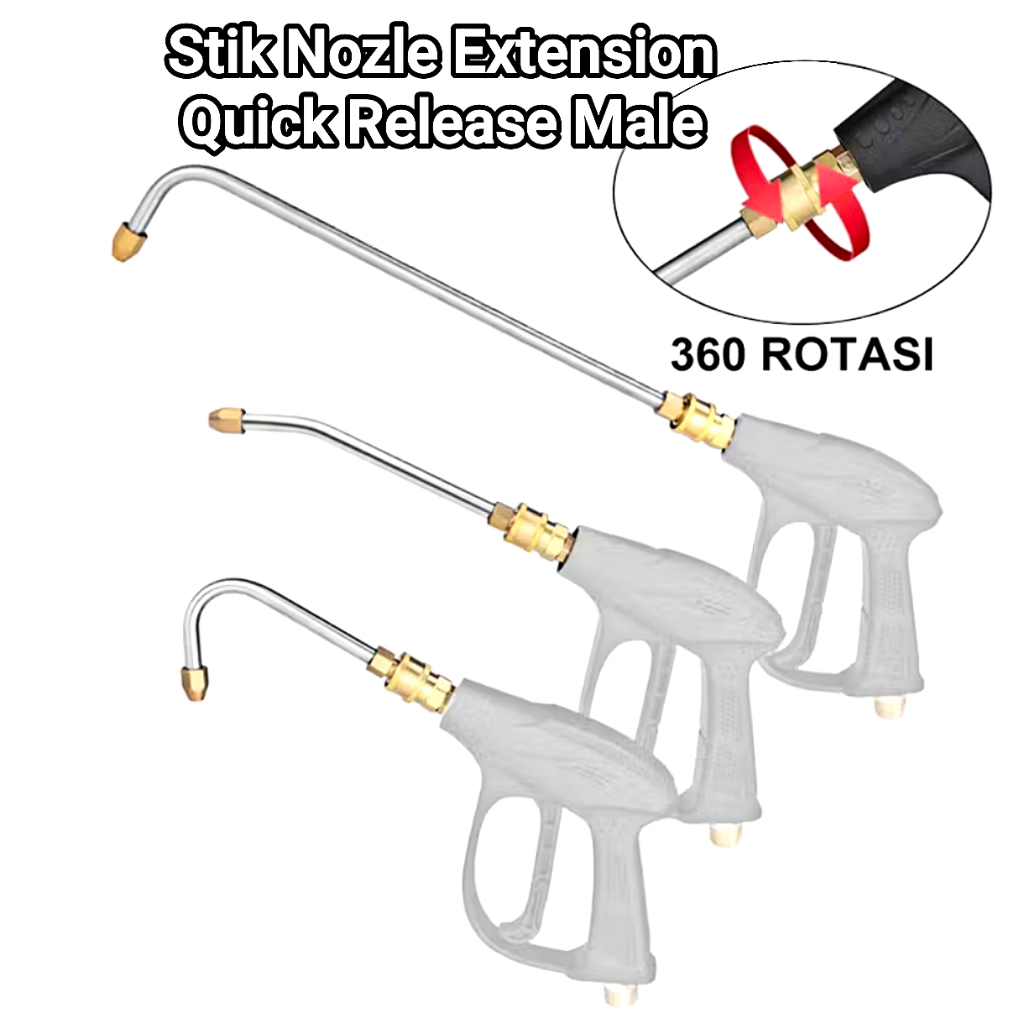 Jual Stick Nozle Extension Semprotan Jet Cleaner Cuci Mobil, AC Dll ...
