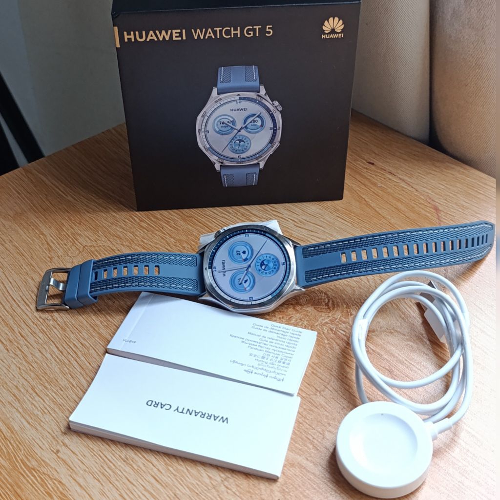 Jual Huawei Watch GT 5 Blue Mulus bukn pro 4 6 smartwatch | Shopee ...