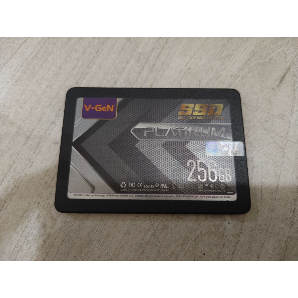 Jual SSD-VGEN PLATINUM 256GB SATA3(NO-COD) | Shopee Indonesia