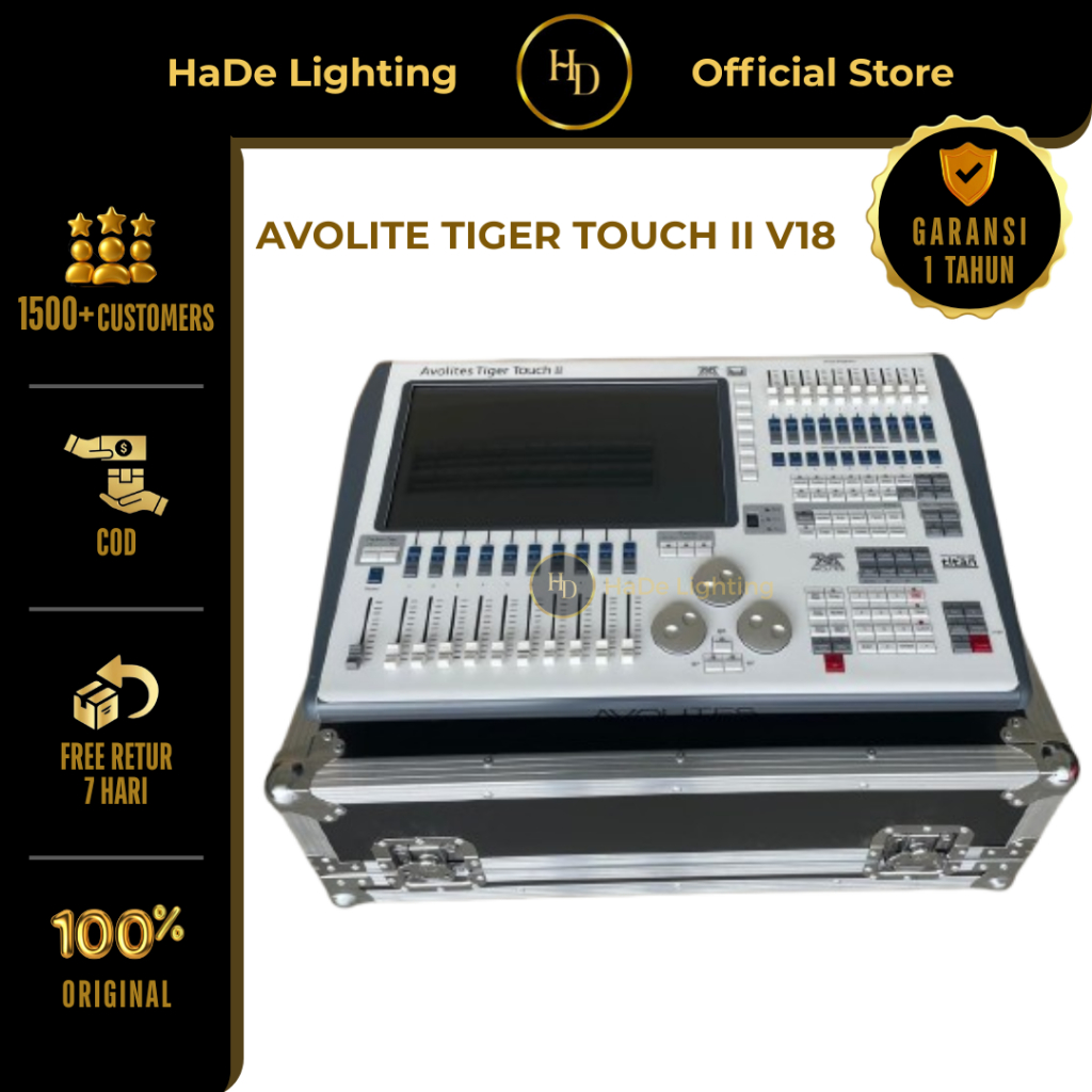 Jual Mixer Avolites Tiger Touch II V18 DMX 512 - Mixer Lighting ...