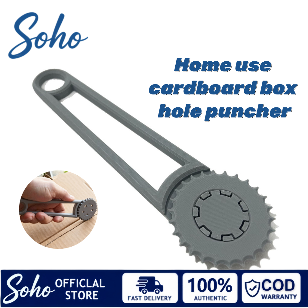 Jual 1PC Cardboard Box Punch for DIY Crafts Hole Puncher for Paper ...