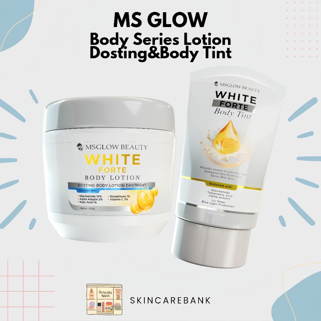 Jual MS GLOW - BODY SERIES BODY TINT & BODY LOTION DOSTING BOOSTER ...
