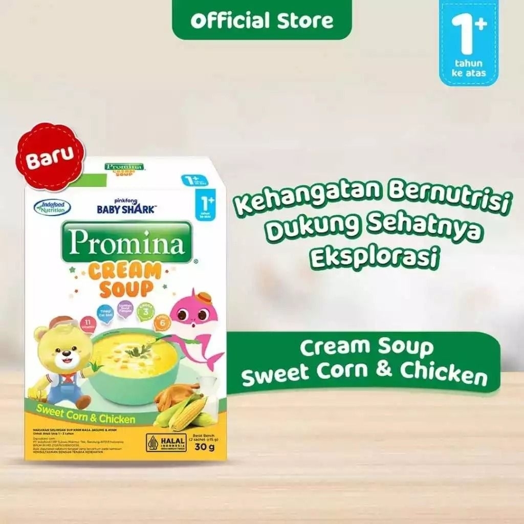 Jual Promina Cream Soup Sup Krim Jagung dan Ayam Bubur Bayi Instan 30gr ...