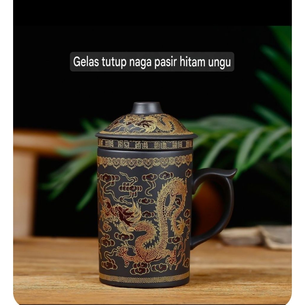 Jual Gelas Cangkir Mug Teh Tanah Liat Traditional Chinese Handmade ...