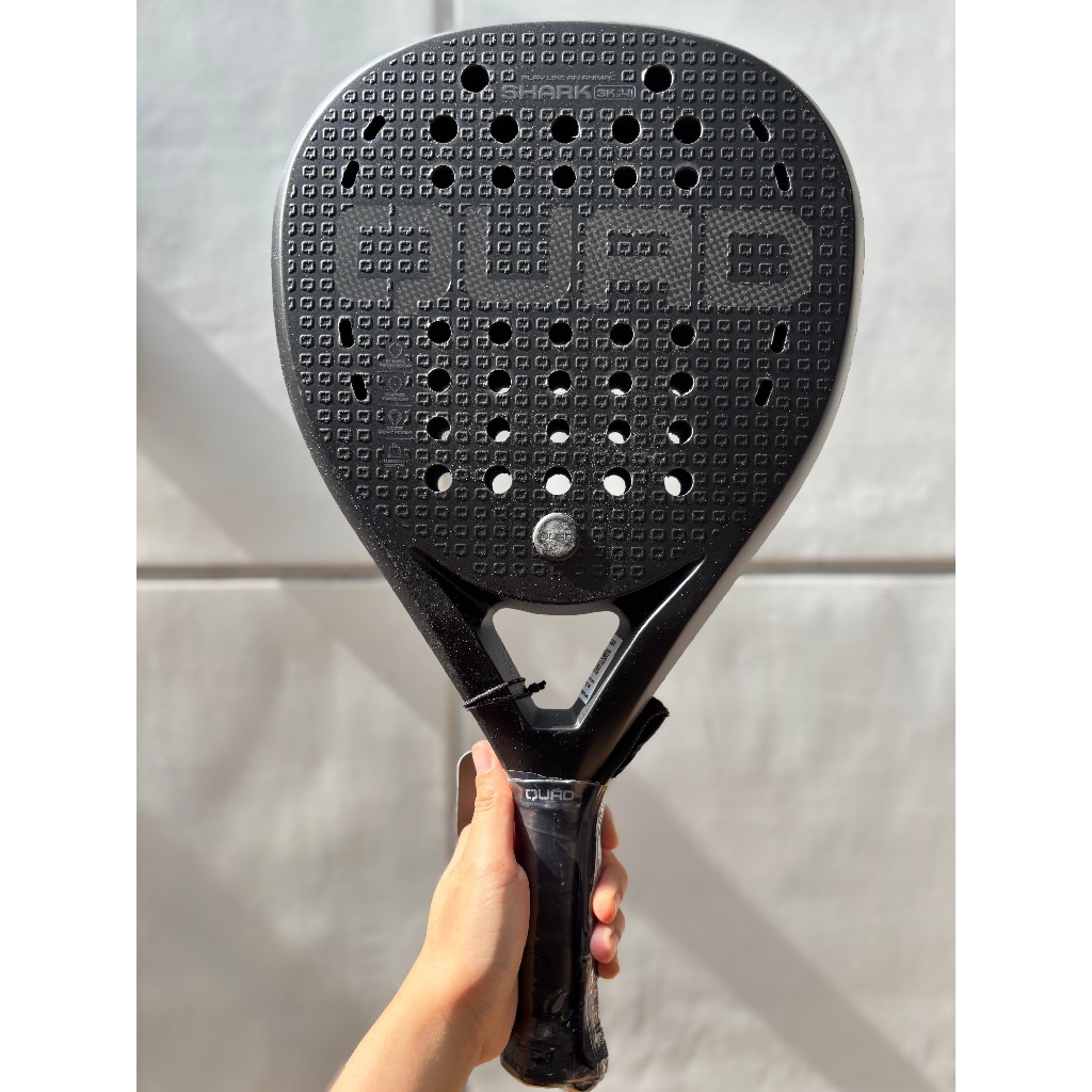 Jual Racket Padel Quad Shark Black | Shopee Indonesia