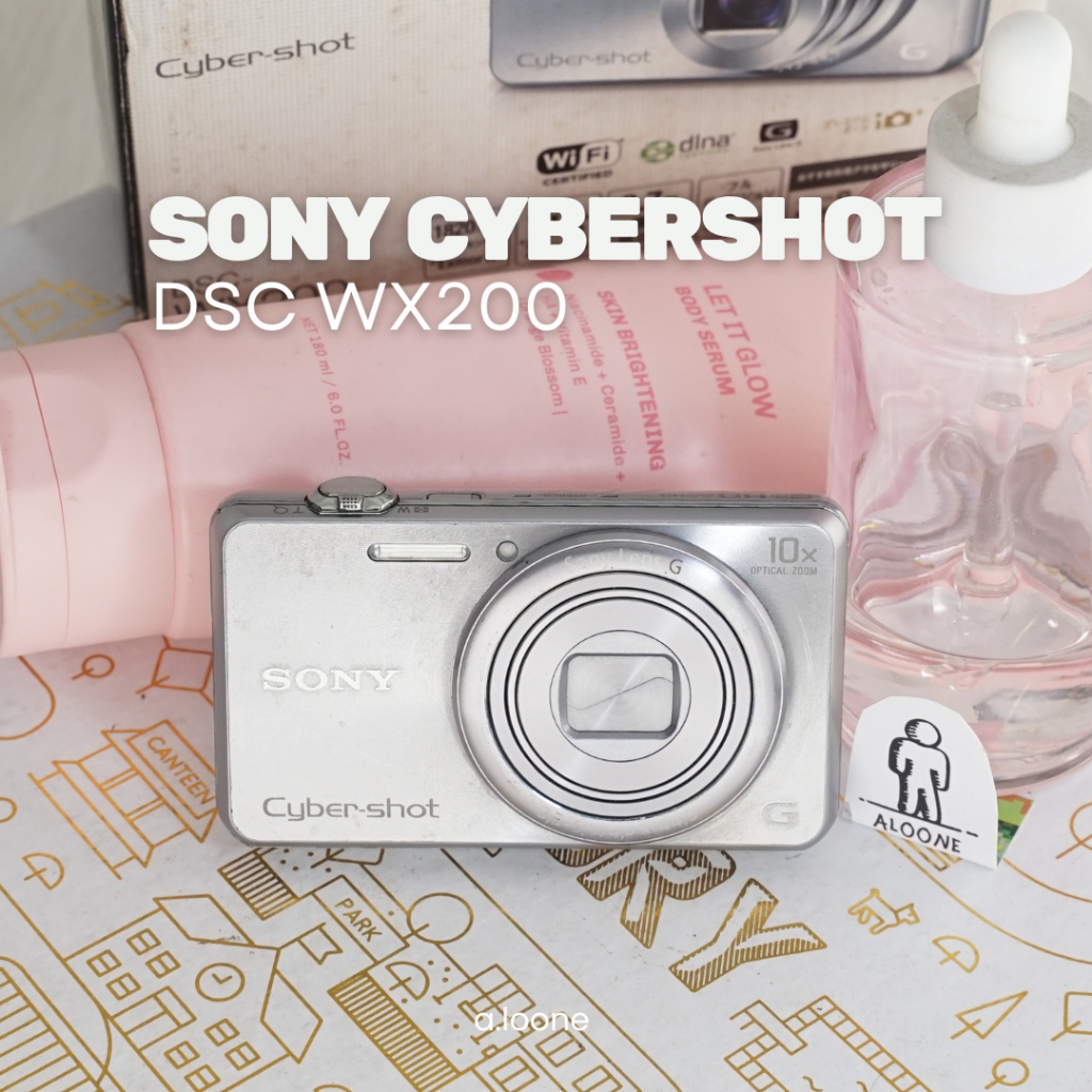 Jual SONY CYBER-SHOT DSC-WX200 DIGICAM GREY — KAMERA SLIM & PREMIUM ...