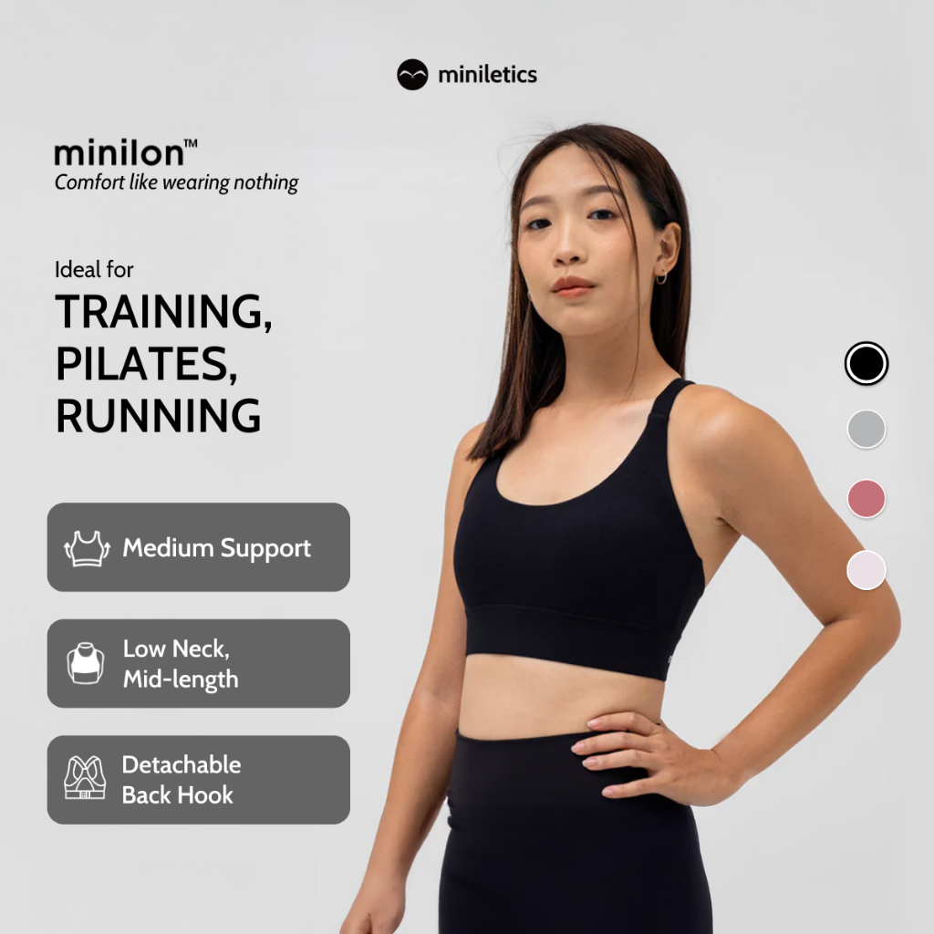 Jual miniletics Motion Lock Up Bra high Support with A/B Cup Sports Bra ...