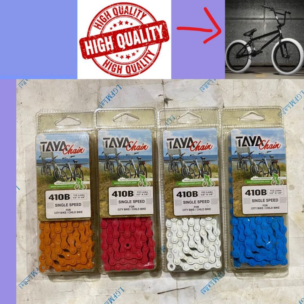 Jual TAYA Chain Rante Rantai Sepeda BMX Fixie Lipat Mini Single Speed ...