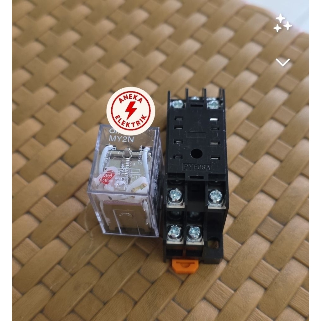 Jual Relay MY2N 220VAC + Socket 8 pin / MY2 220V AC | Shopee Indonesia