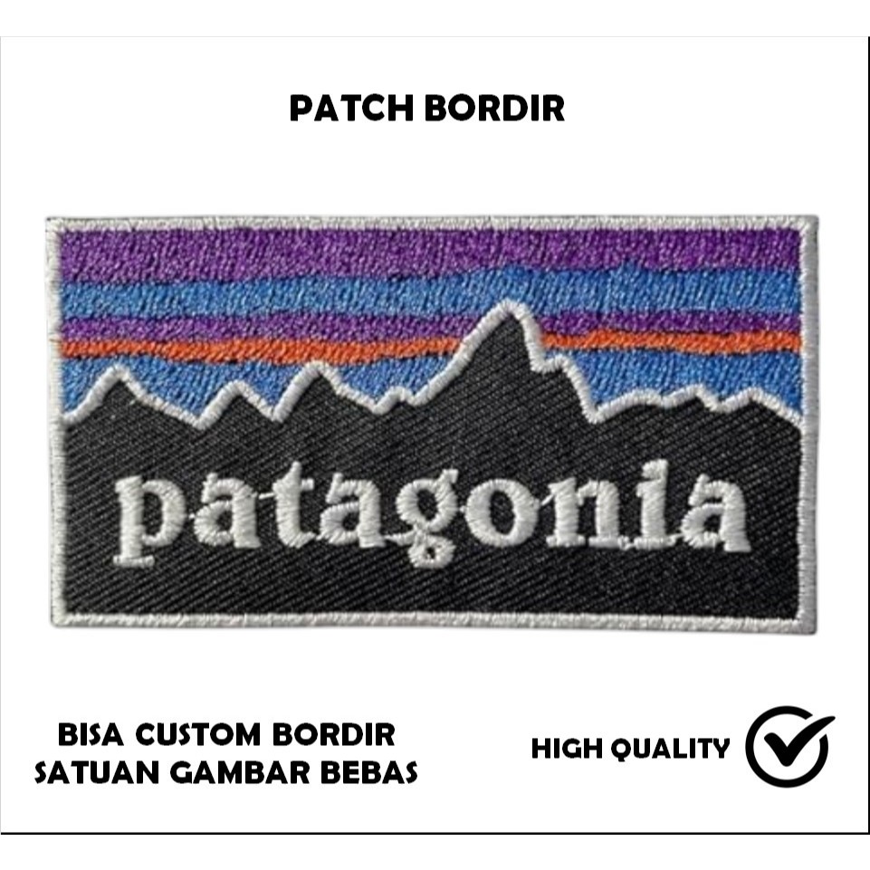 Jual EMBLEM PATCH BORDIR GAMBAR PATAGONIA TESTIMONI-TTB | Shopee Indonesia
