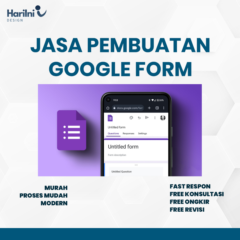 Jual Jasa Pembuatan Google Form | G Formulir | G Form | GForm ...
