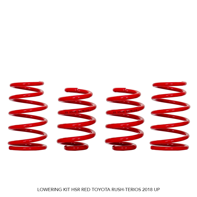 Jual LOWERING KIT HSR RED TOYOTA RUSH/TERIOS 2018 UP | Shopee Indonesia