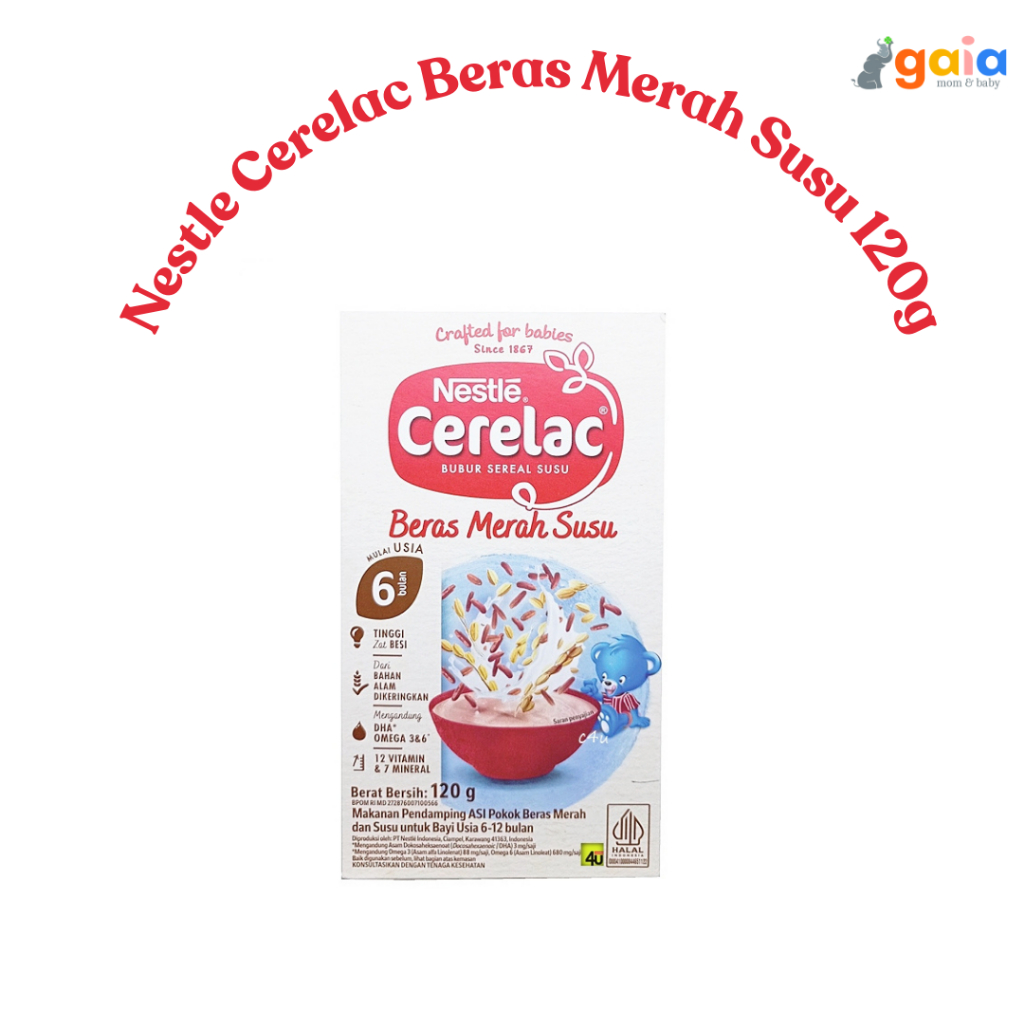 Jual Nestle Cerelac Beras Merah Susu 120g | Shopee Indonesia