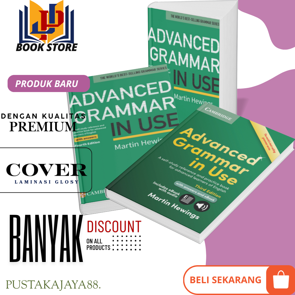 Jual Buku Advanced Grammar in Use Edition 3 & 4 Cambridge Buku Bahasa ...