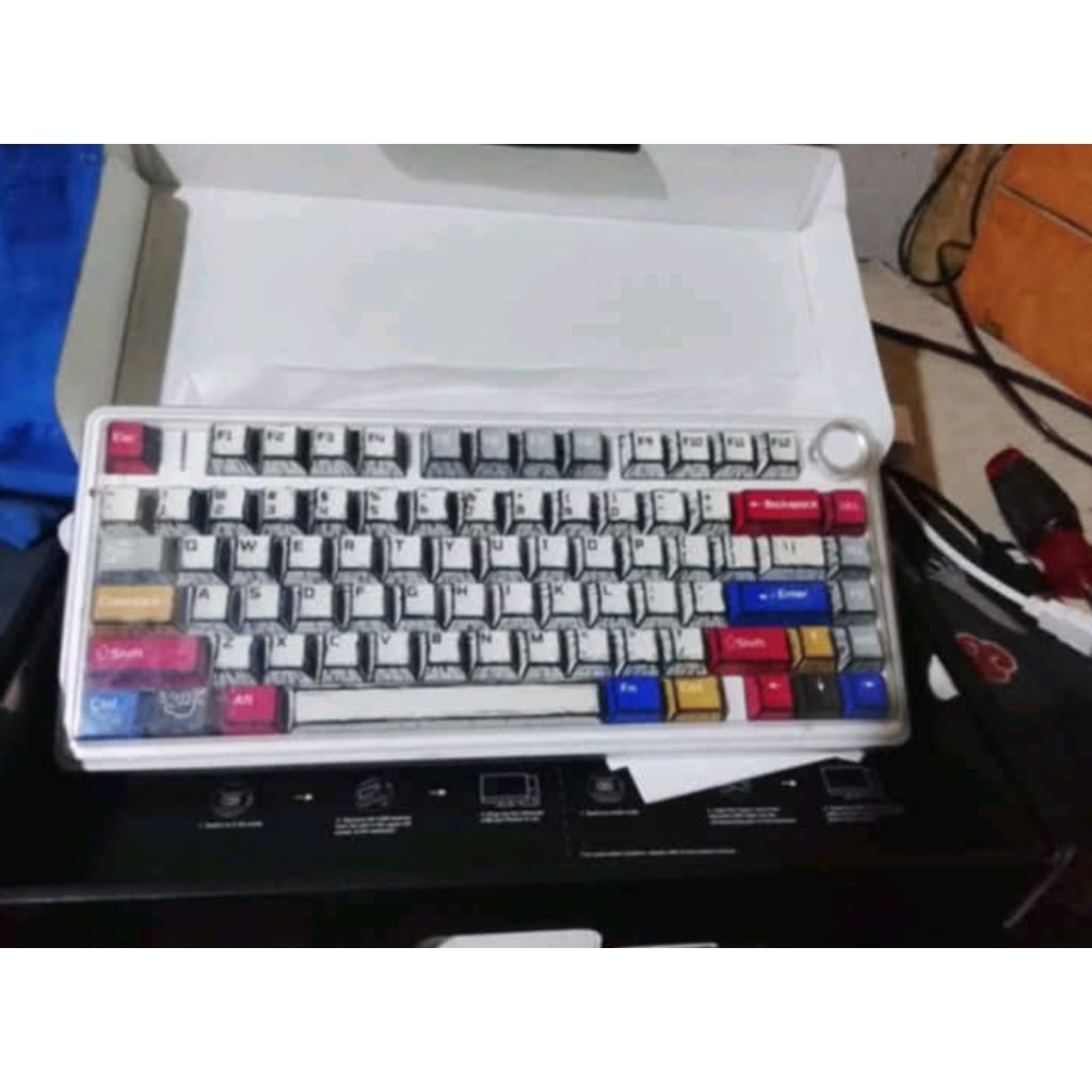 Jual Aula F75 Pro Comic | Mechanical Keyboard | Shopee Indonesia