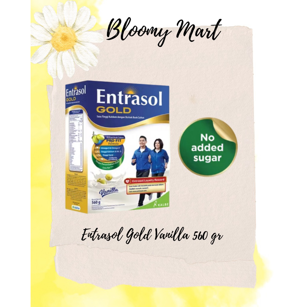 Jual Entrasol Gold Vanilla 560 gram | Shopee Indonesia