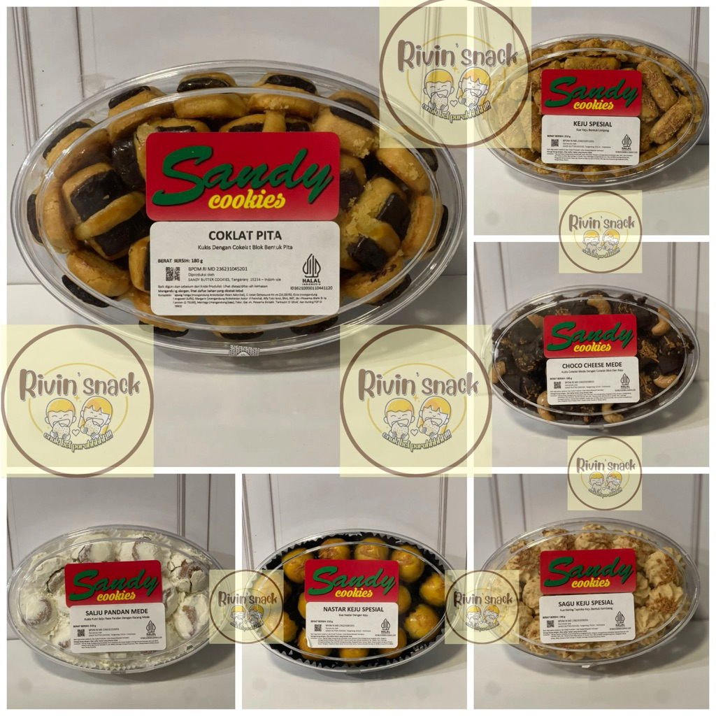 Jual SANDY COOKIES SPECIAL (MERAH) (TOPLES OVAL) NASTAR / KASTENGEL ...