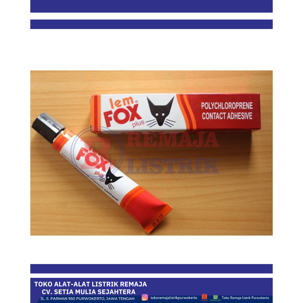 Jual LEM FOX PLUS TUBE ODOL 20 gr SERBAGUNA | Shopee Indonesia