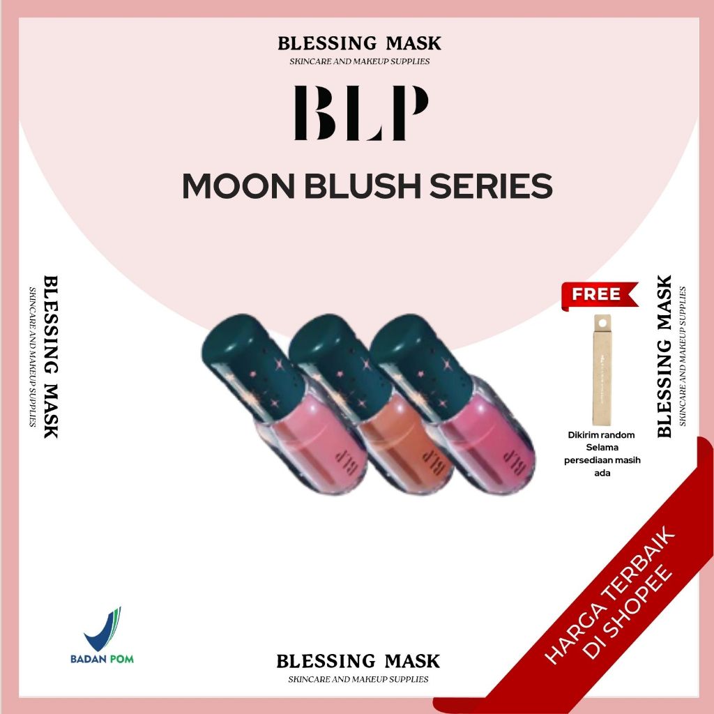 Jual BLP x NADIN AMIZAH - MOON BLUSH - | BLP Beauty Blush On | Perona ...