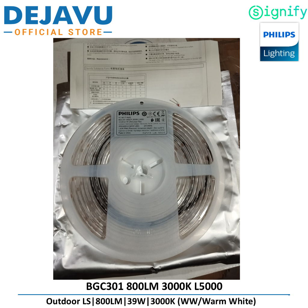 Jual Philips LED Strip BGC301 800LM 3000K L5000 | Shopee Indonesia
