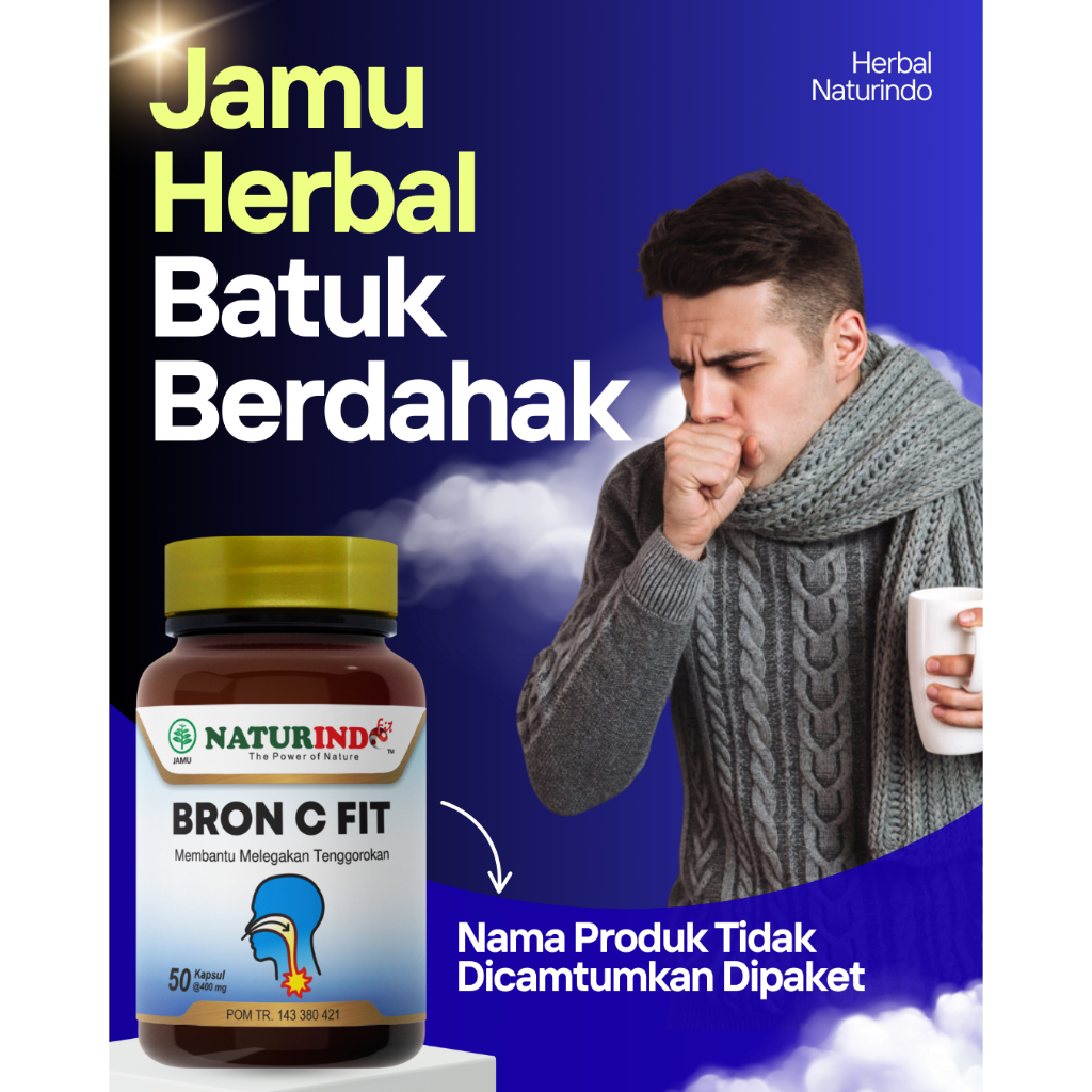 Jual BRON C FIT Obat Herbal Bantu Atasi Batuk Berdahak Tenggorokan ...