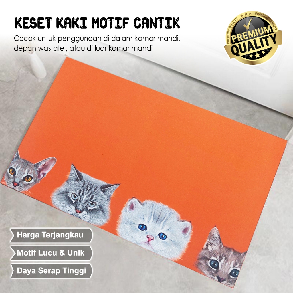 Jual Keset Kaki Kamar Tidur Aesthetic 40x60cm Keset Kaki Anti Slip ...