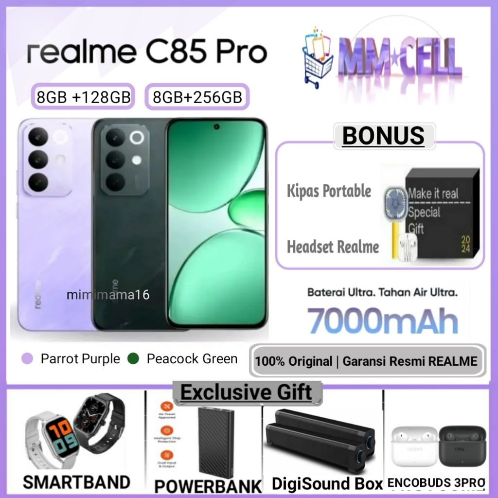 Jual REALME C85 PRO RAM 8/128 | 8/256 GARANSI RESMI REALME INDONESIA ...