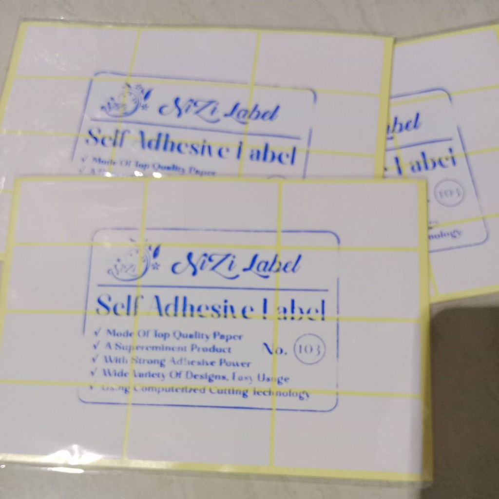 Jual Stiker Label 103 Termurah isi 25pack 2100stiker Harga Pabrik ...