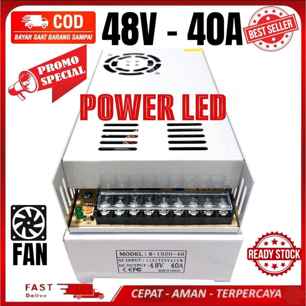 Jual Switching Power Supply PSU 48V 40A High Quality, 48 Volt 40 Ampere ...