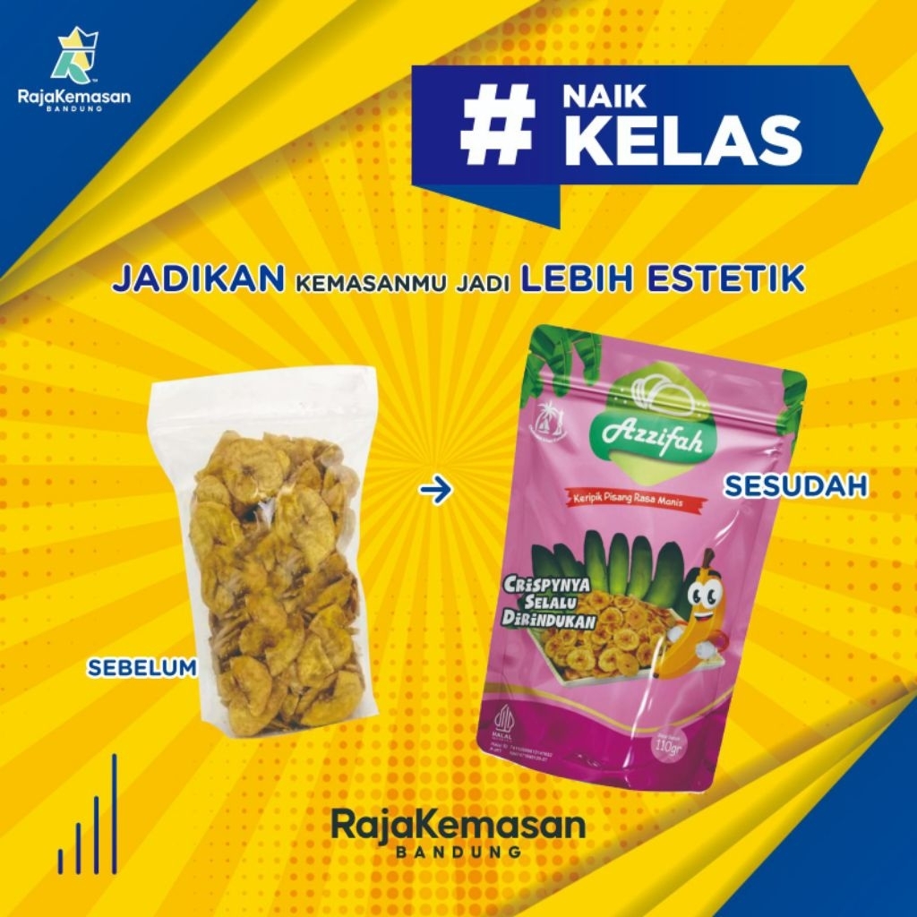Jual KEMASAN STANDING POUCH CUSTOM ZIPLOCK ZIPPER UKURAN 12x20cm ...
