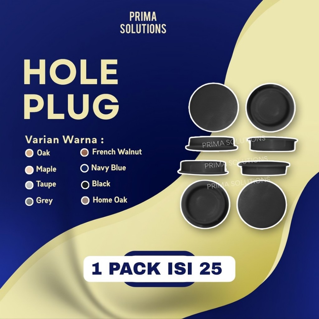 Jual Hole Plug/Cover Plug Penutup Lubang Baut Furnitur Meja atau Lemari ...