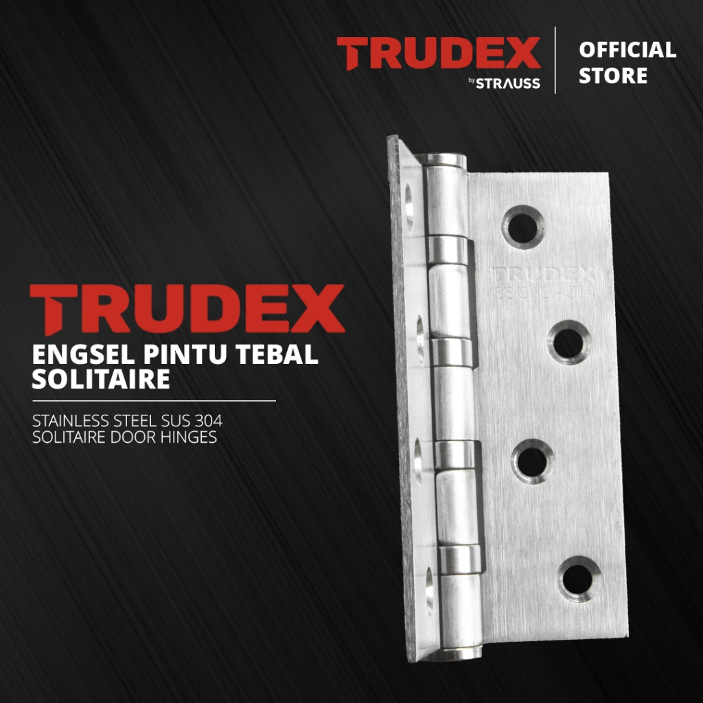 Jual TRUDEX Engsel Pintu 5" INCH SS SUS 304 Tebal Solitaire – Stainless ...