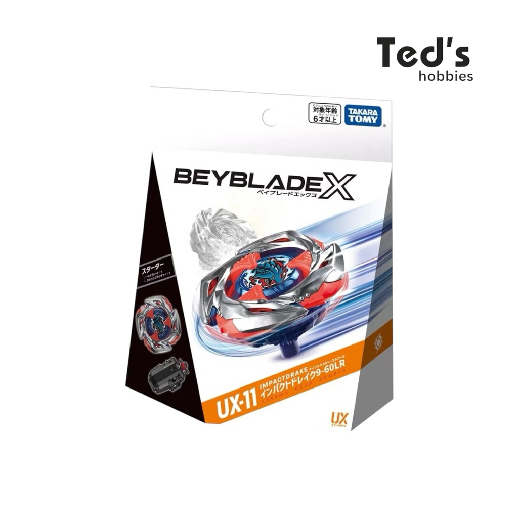 Jual Beyblade X UX-11 Impact Drake 9-60 Low Rush String Launcher ...