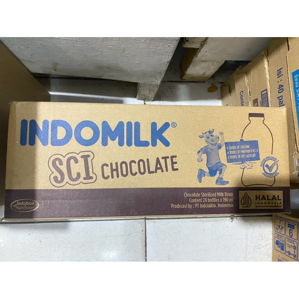 Jual Susu UHT Indomilk Botol 190ml Chocolate 1 dus isi 24 | Shopee ...