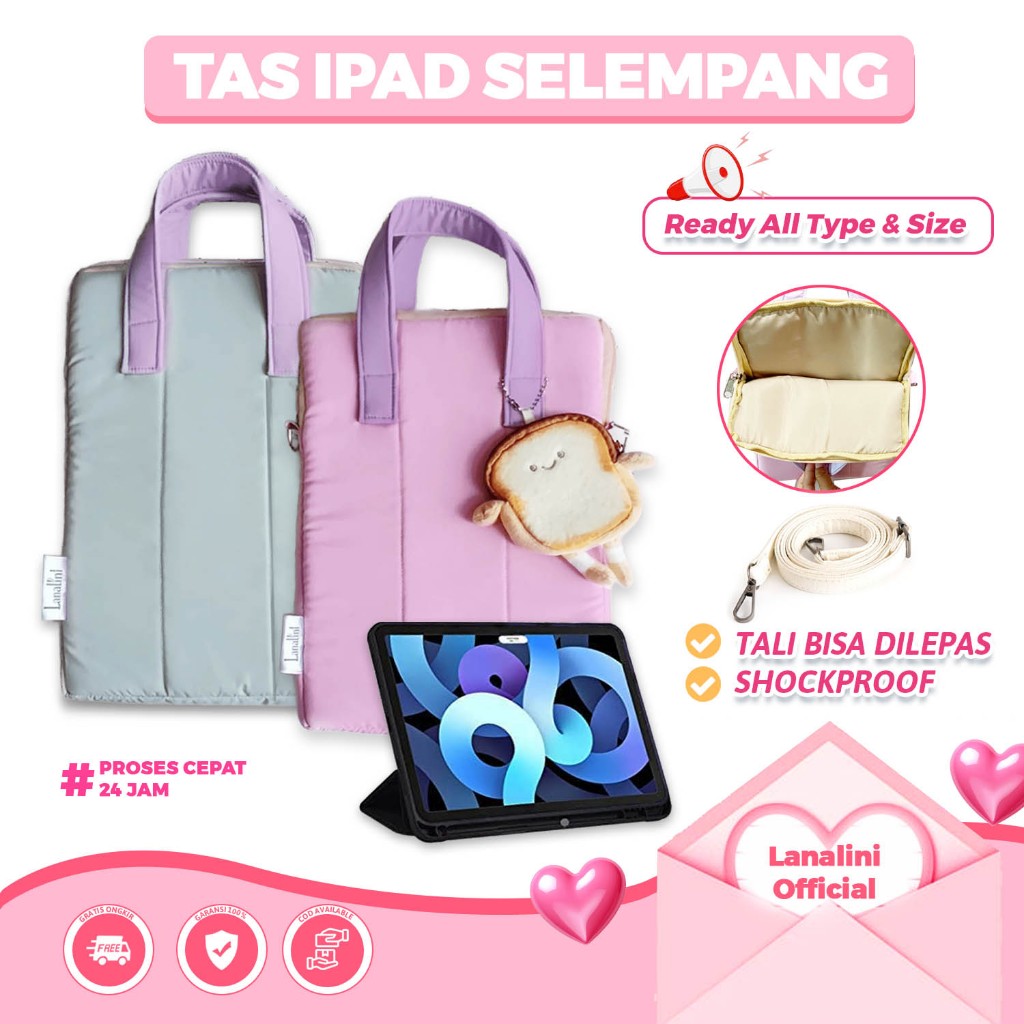 Jual Tas Selempang Tab Pastel Apple iPad 11th 2025 Air Pro M4 M3 M2 M1 ...