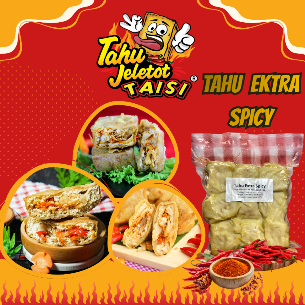 Jual TAHU TAISI SAYUR EXTRA PEDAS / TAHU ISI FROZEN FOOD EXTRA SPICY ...