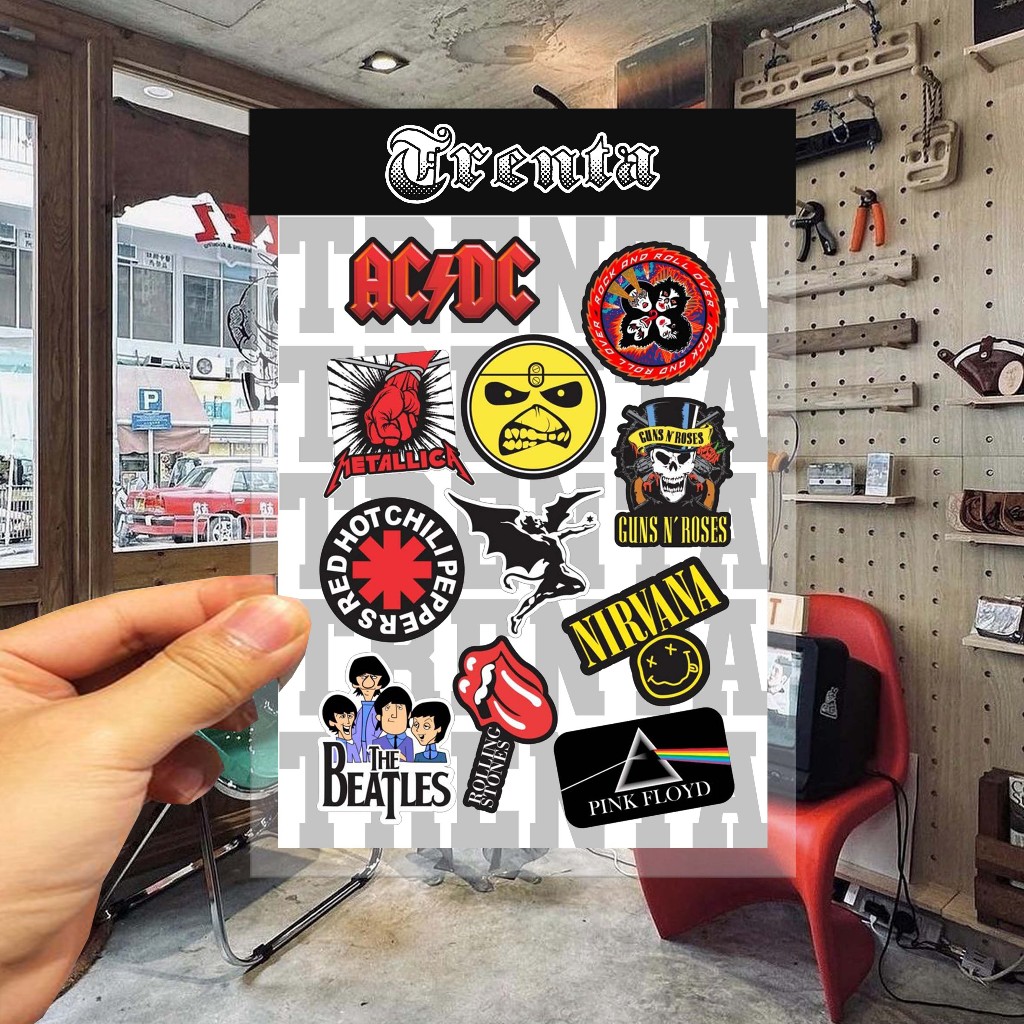 Jual STICKER PACK BAND LUAR KUAT TAHAN AIR / STIKER TUMBLER / STIKER ...