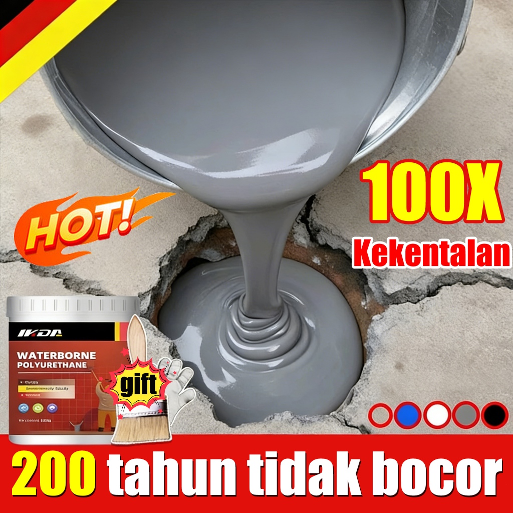 Jual Cat anti bocor 1kg Pemberian Sikat Lem Transparan Anti Bocor ...