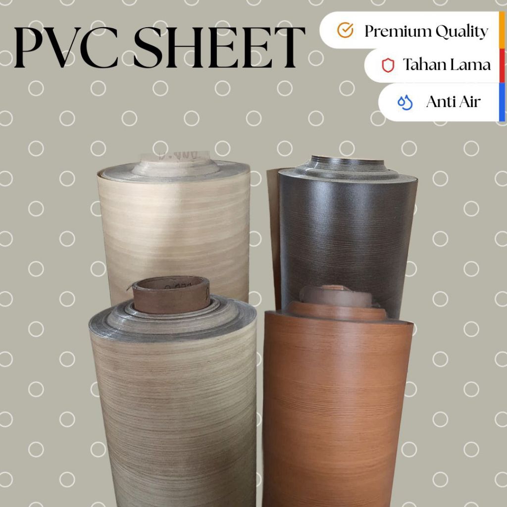 Jual Decosheet dekosit tacosheet pvc sheet Corak Kayu Tebal pelapis ...